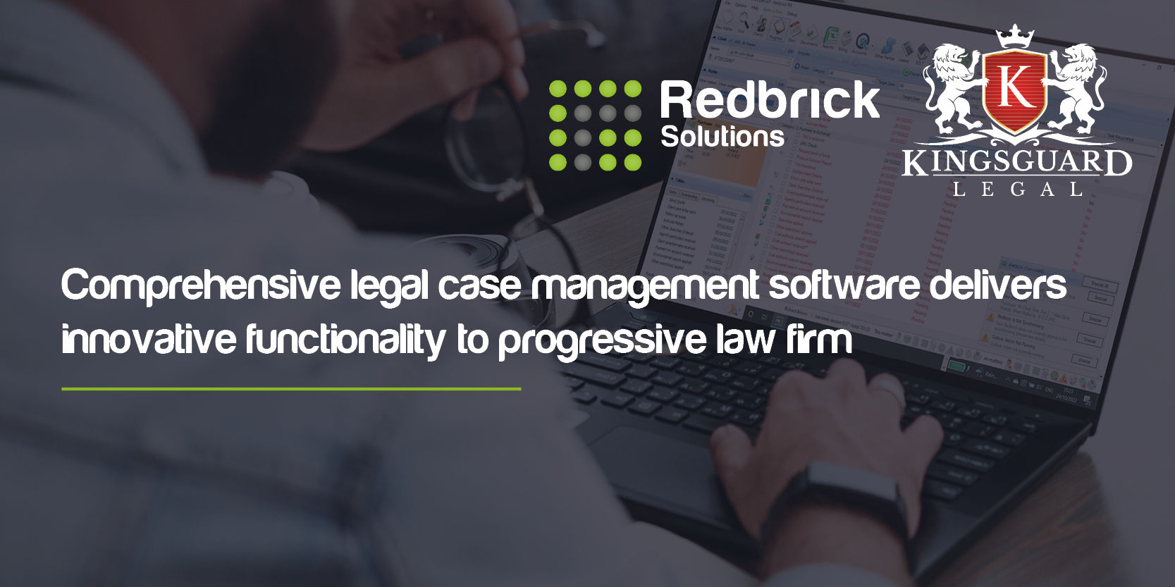 Comprehensive legal case management software delivers innovative functionality to progressive ...