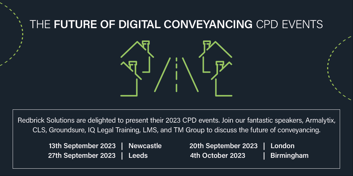 Redbrick Solutions - The Digital Conveyancing Roadmap CPD Events